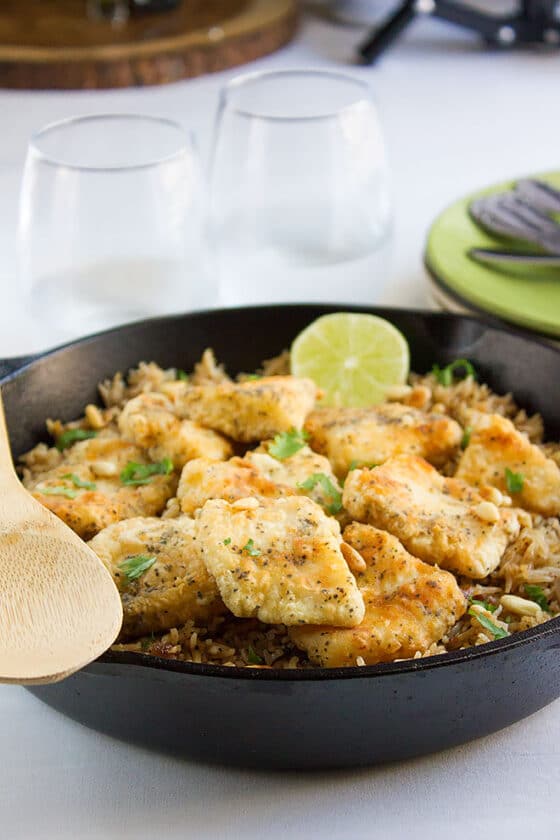 Sayyadieh Middle Eastern Fish Pilaf