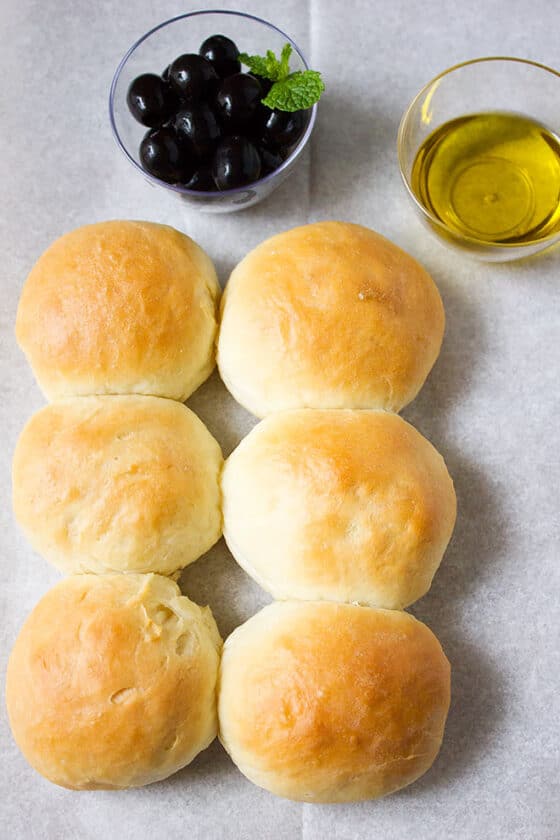No Knead Dinner Rolls Egg Free