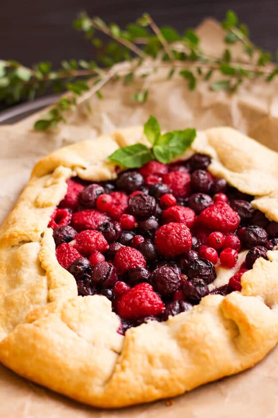 Mixed Berry Galette Recipe
