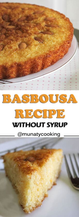 Best Basbousa Without Syrup Recipe