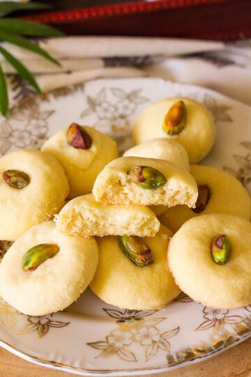 Ghraybeh Middle Eastern Butter Cookies
