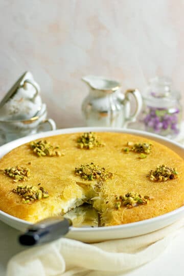 Authentic Knafeh (Kunafa) Recipe with Step By Step Video