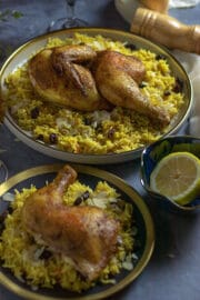 Easiest Chicken Mandi (Arabian Baked Chicken Rice Meal)