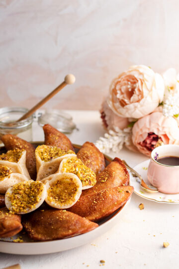 Authentic Qatayef Nut-Filled and Qatayef Asafiri