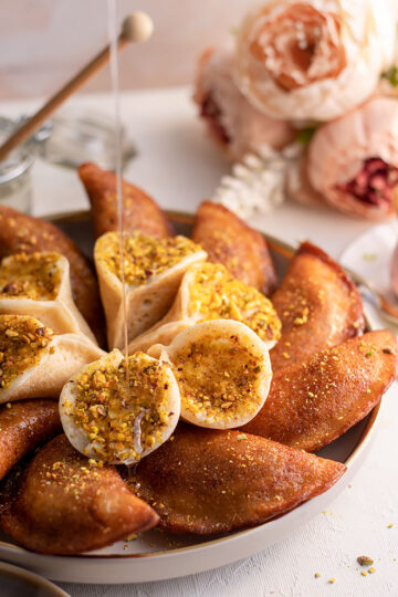 Authentic Qatayef Nut-Filled and Qatayef Asafiri