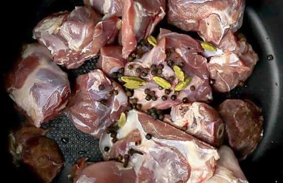 Arabian Lamb Stew with Spices and Potatoes