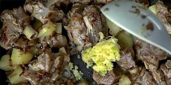 Arabian Lamb Stew with Spices and Potatoes