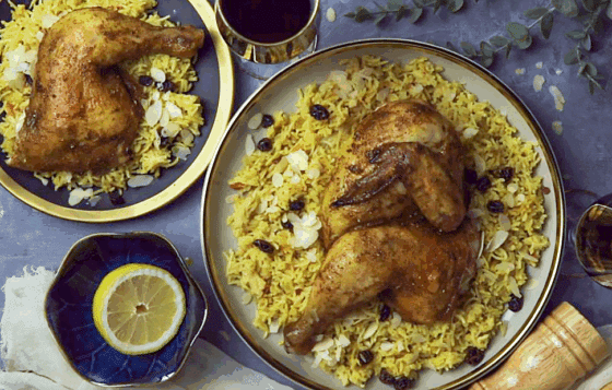 Easiest Chicken Mandi (Arabian Baked Chicken Rice Meal)