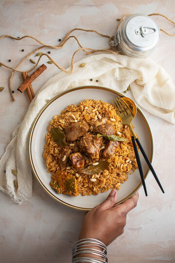 Easy Kabsa (Traditional Saudi Flavored Rice Recipe)