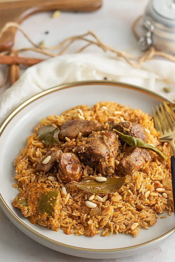 Easy Kabsa (Traditional Saudi Flavored Rice Recipe)