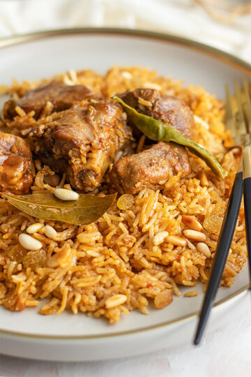 Easy Kabsa (Traditional Saudi Flavored Rice Recipe)