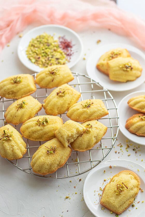 Authentic Khanfaroosh (Arabic Saffron and Cardamom Cakes)