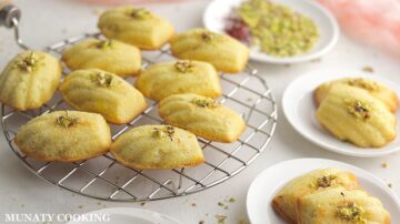 Authentic Khanfaroosh (Arabic Saffron and Cardamom Cakes)