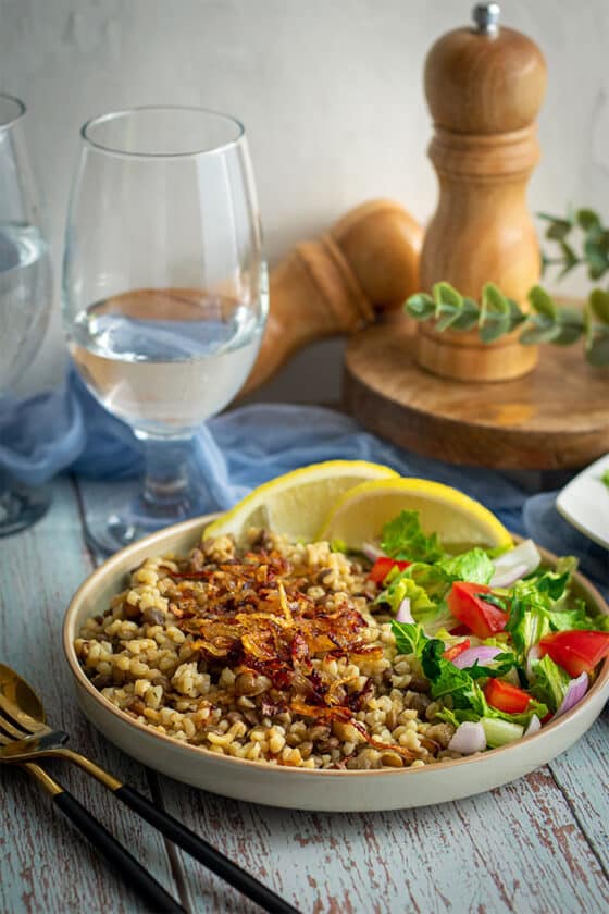 Bulgur Mujadara: A Wholesome and Tasty Vegetarian Meal