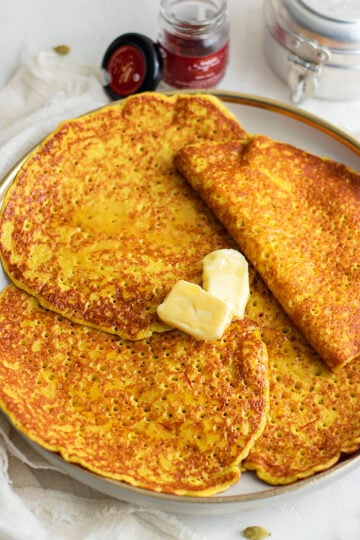 Authentic Chebab (Emirati Saffron and Cardamom Pancakes)