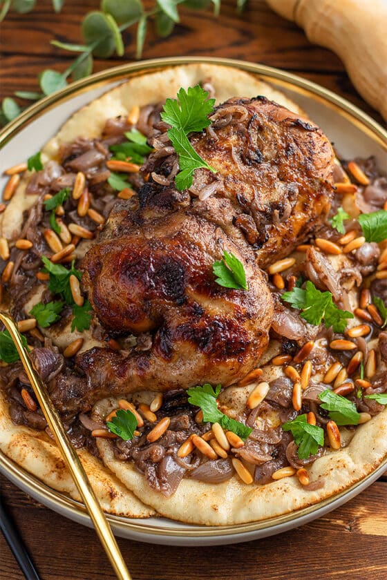 Authentic Musakhan (Palestinian Sumac Chicken with Onions)