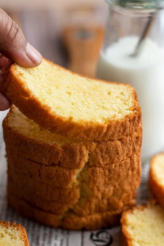 Light Pound Cake Recipe with Low Calories