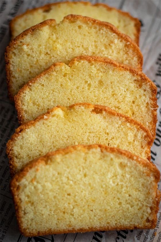 Light Pound Cake Recipe with Low Calories