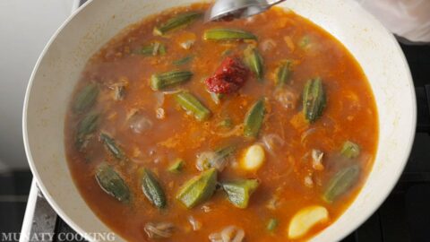 Authentic Bamya (Okra Stew With Lamb) – No Slimy Texture