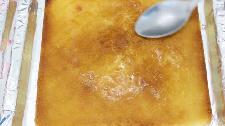 Kunafa with Cream Arabian Dessert