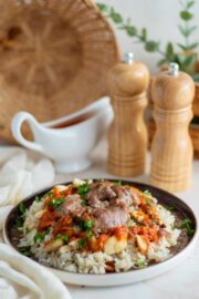Egyptian Fattah (Classic Egyptian Food)