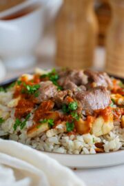 Egyptian Fattah (Classic Egyptian Food)