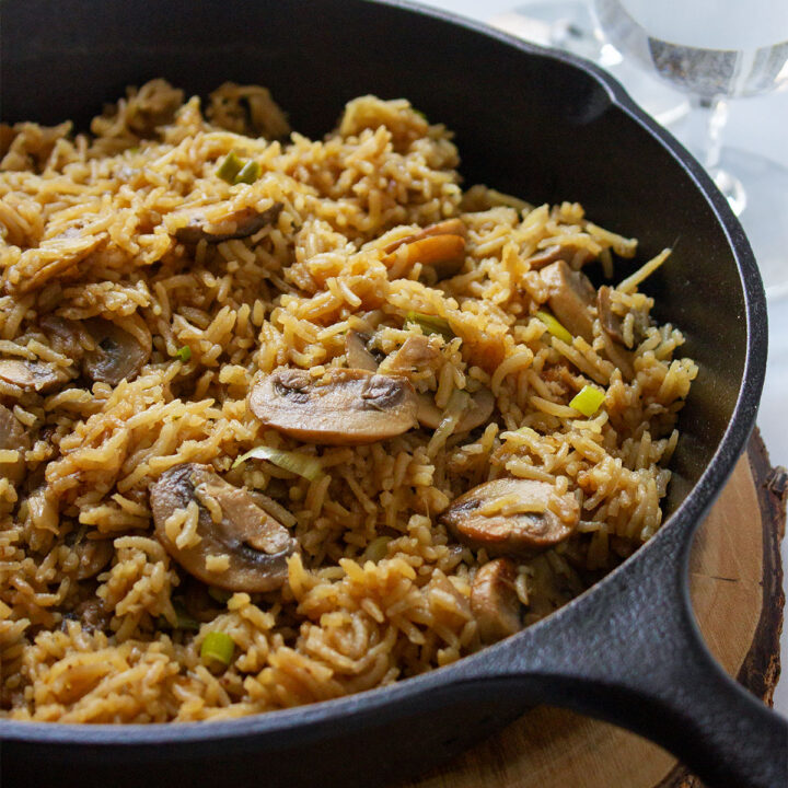 One Pot Mushroom Rice Recipe