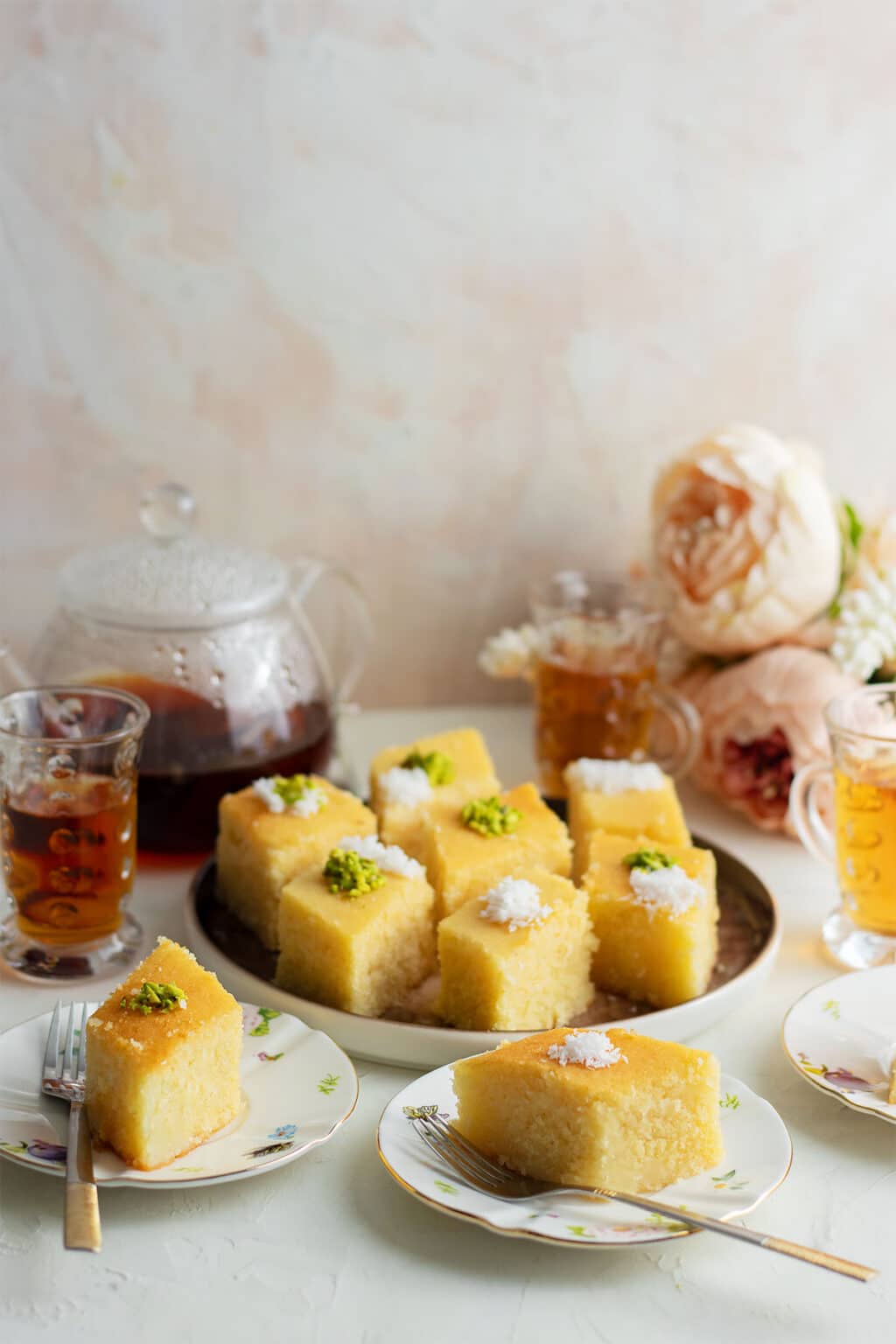 Revani Cake (Mediterranean Semolina Cake)