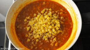 Libyan Mbakbaka (Middle Eastern One-Pot Pasta)
