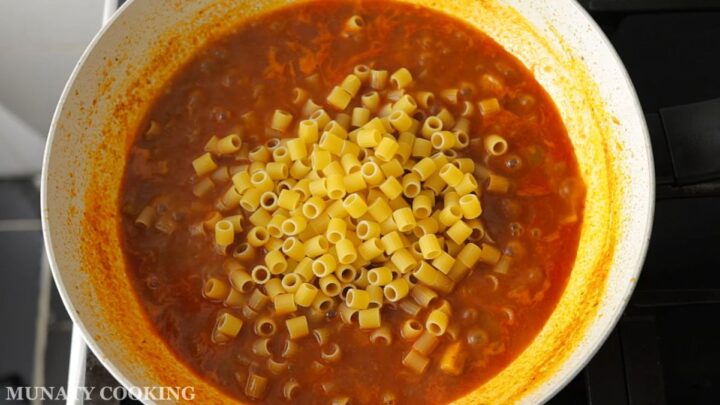 Libyan Mbakbaka (Middle Eastern One-Pot Pasta)