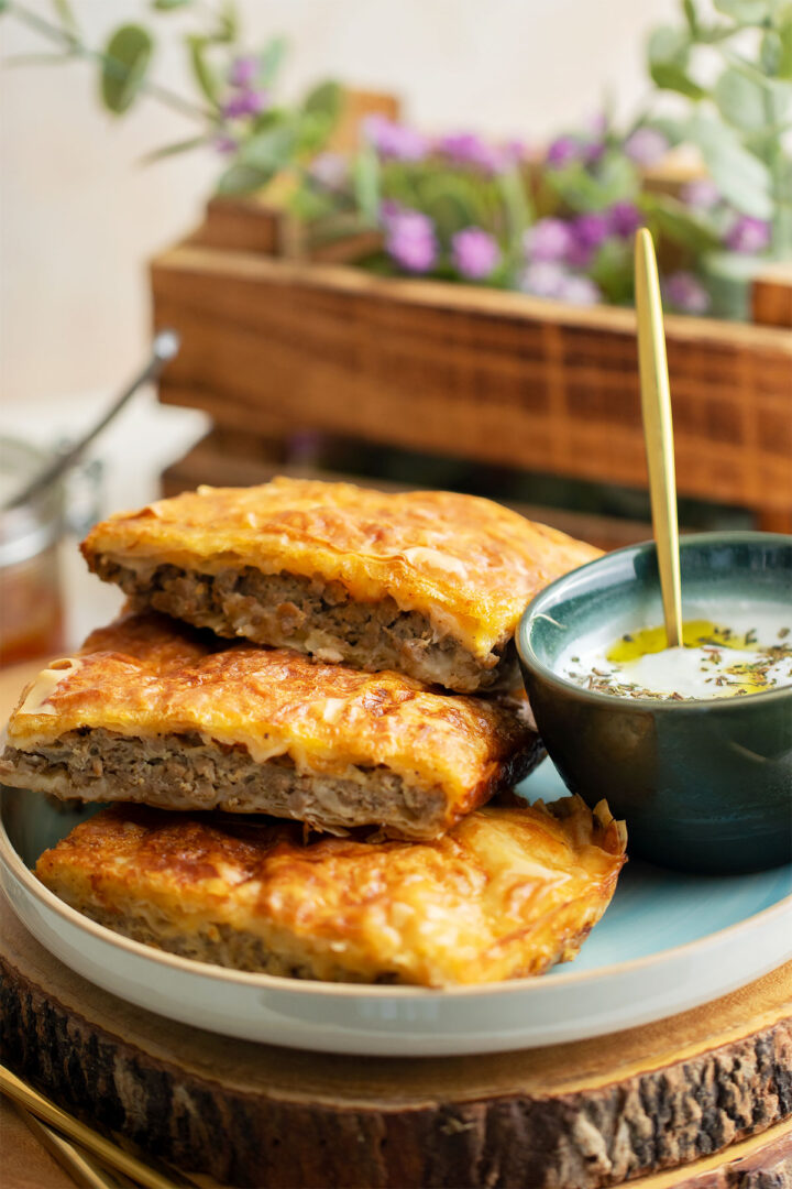 Easy Phyllo Meat Pie (Egyptian Goulash)
