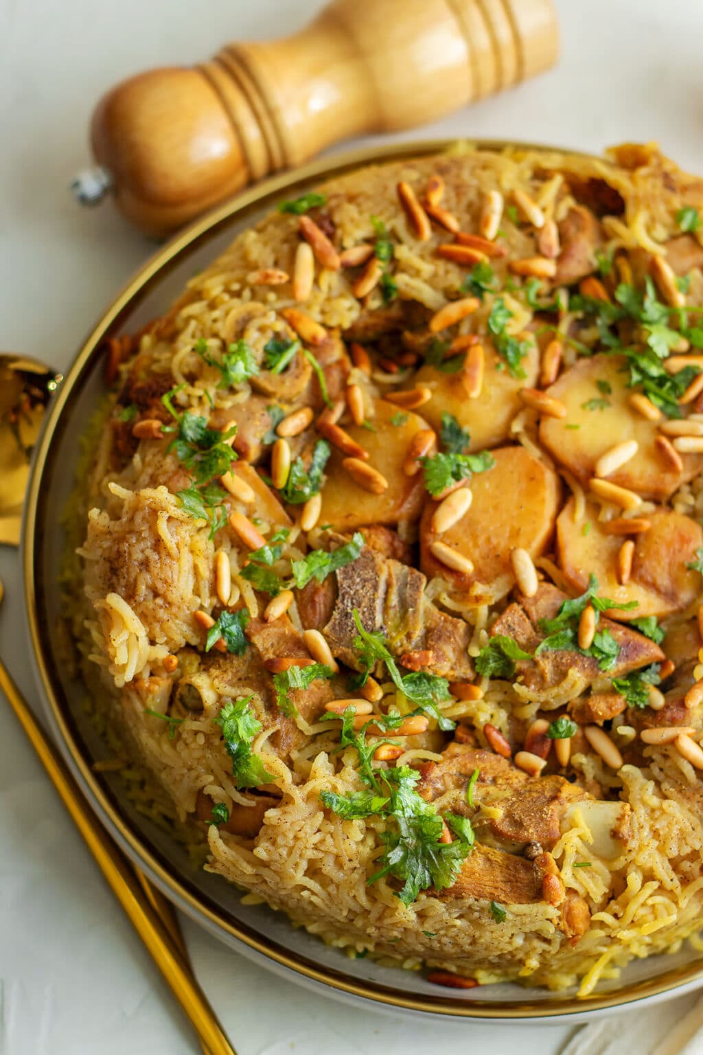 Maqluba (Upside-Down Rice and Meat Dish)