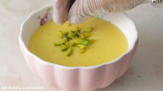 Saffron Custard (Perfectly Creamy)