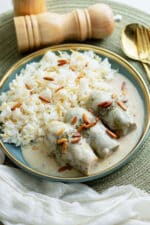 Kousa Bil Laban Recipe | Stuffed Zucchini in Yogurt Sauce