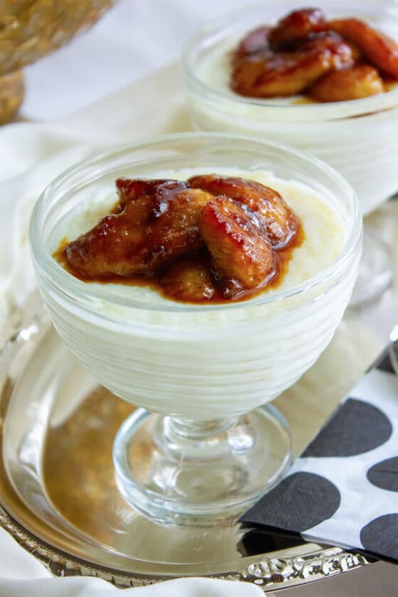 Banana Rice Pudding Recipe with Caramelized Bananas