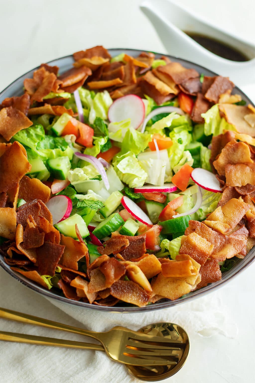 Quick and Easy Fattoush Salad Recipe