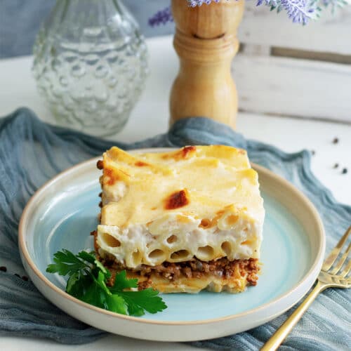 Macaroni with Bechamel Sauce